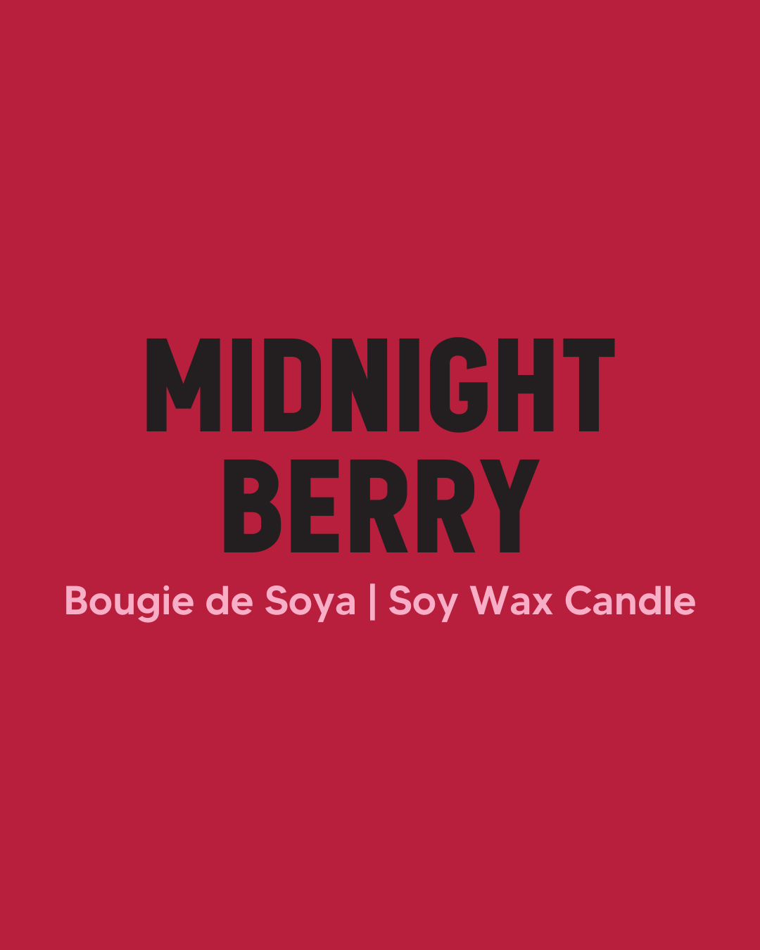Midnight Berry Soy Candle – Honey Sparkle
